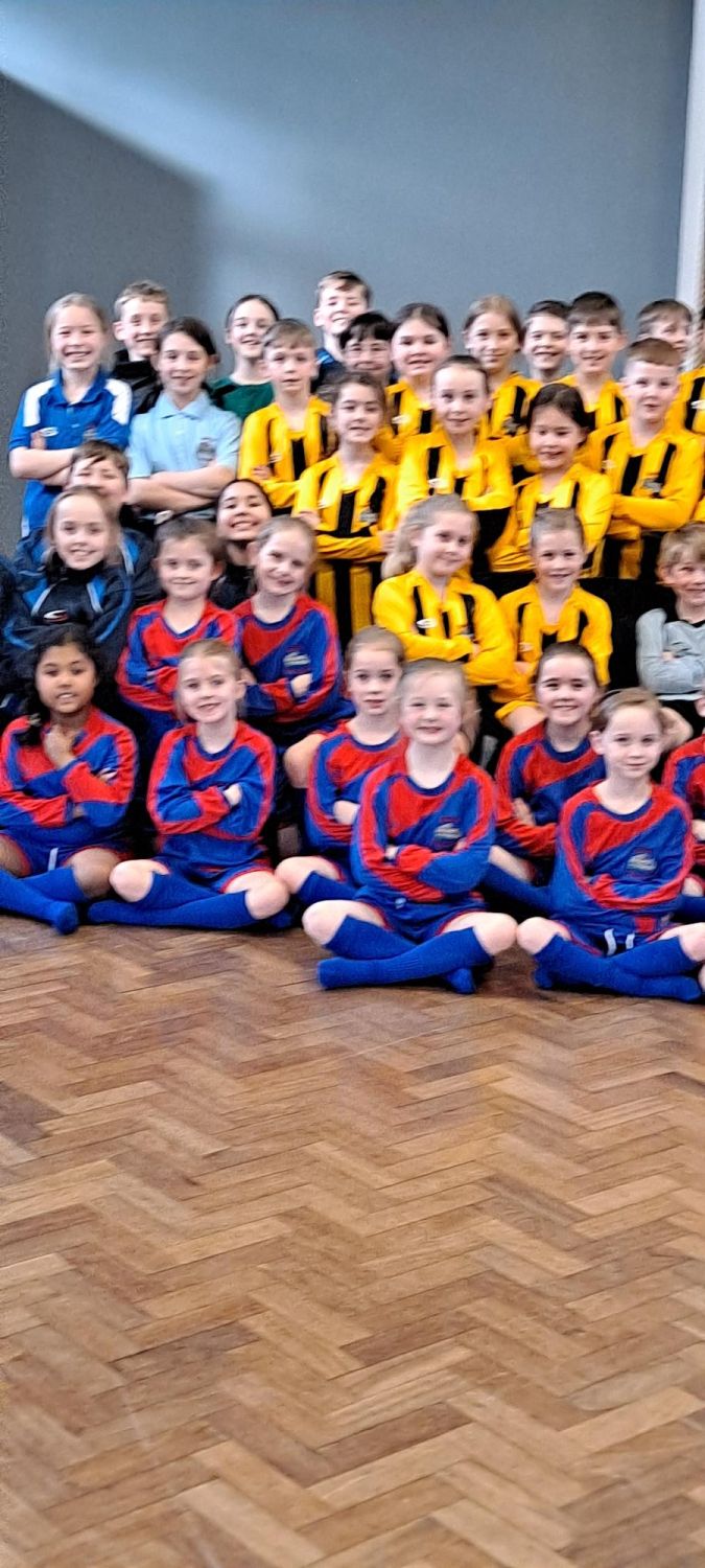 SHOWING OFF NEW KITS – Birdwell Primary School